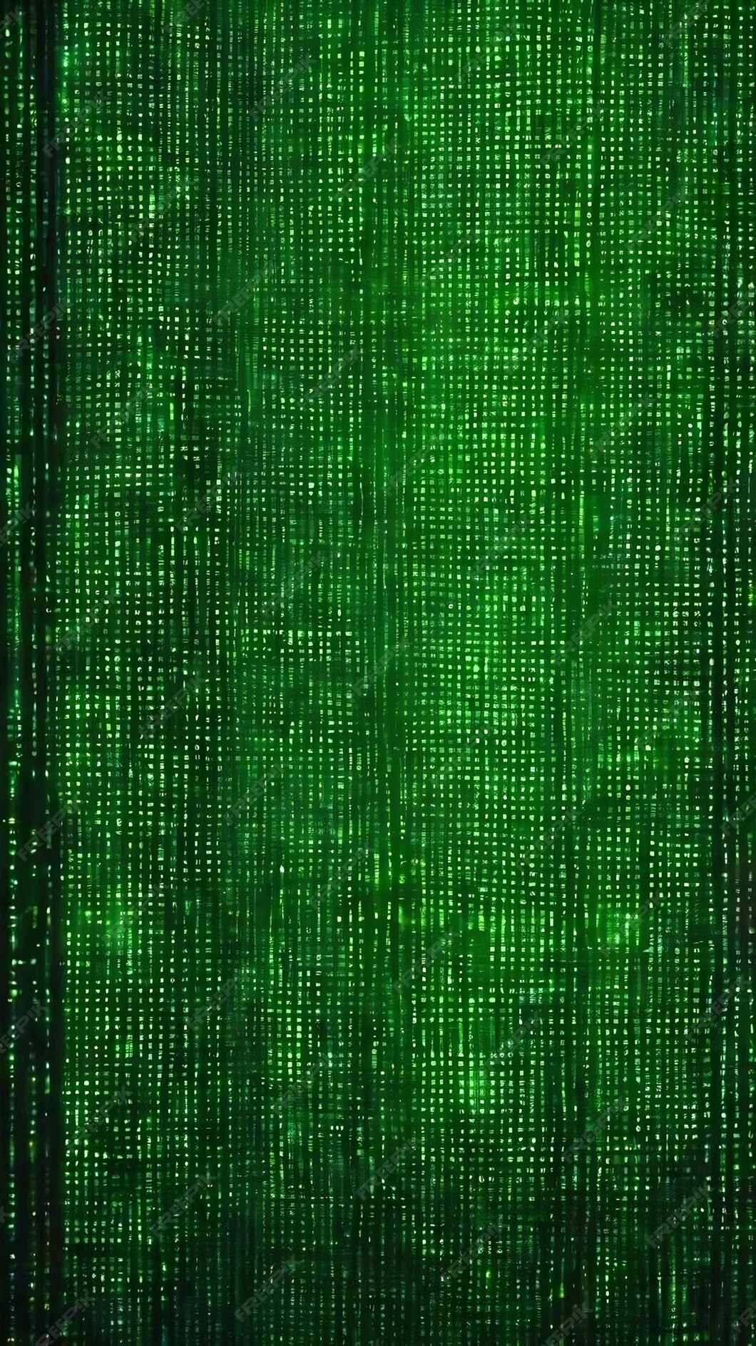 Premium AI Image | Digital background green matrix binary computer code hacker concept 3d rendering