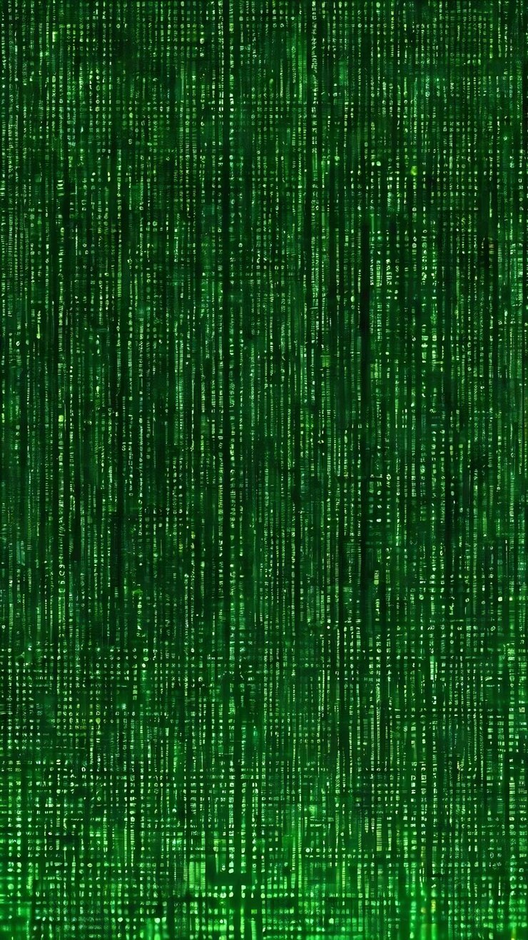 Premium Photo | Digital background green matrix binary computer code hacker concept 3d rendering