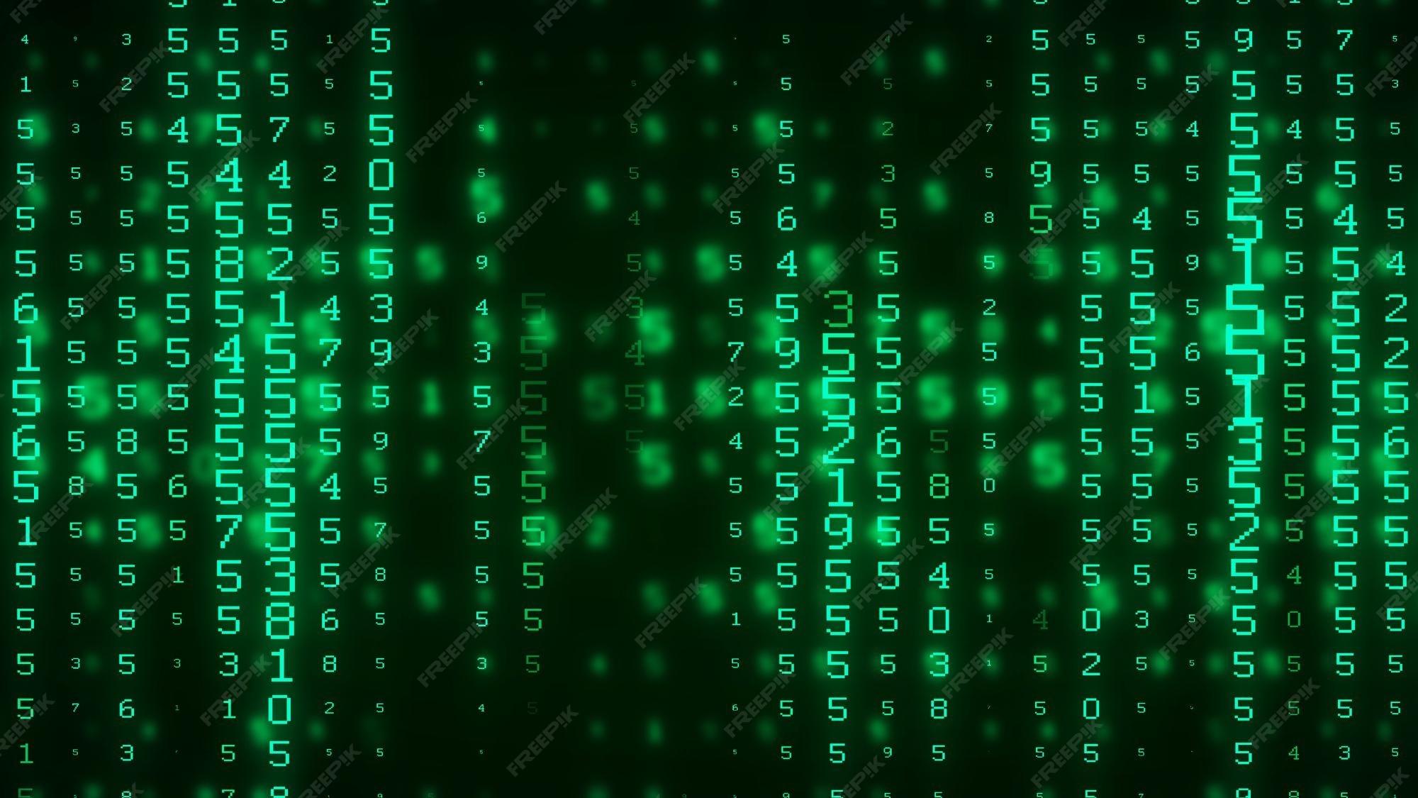 Digital background green matrix Coding or hacking concept Abstract data concept 3d rendering ...