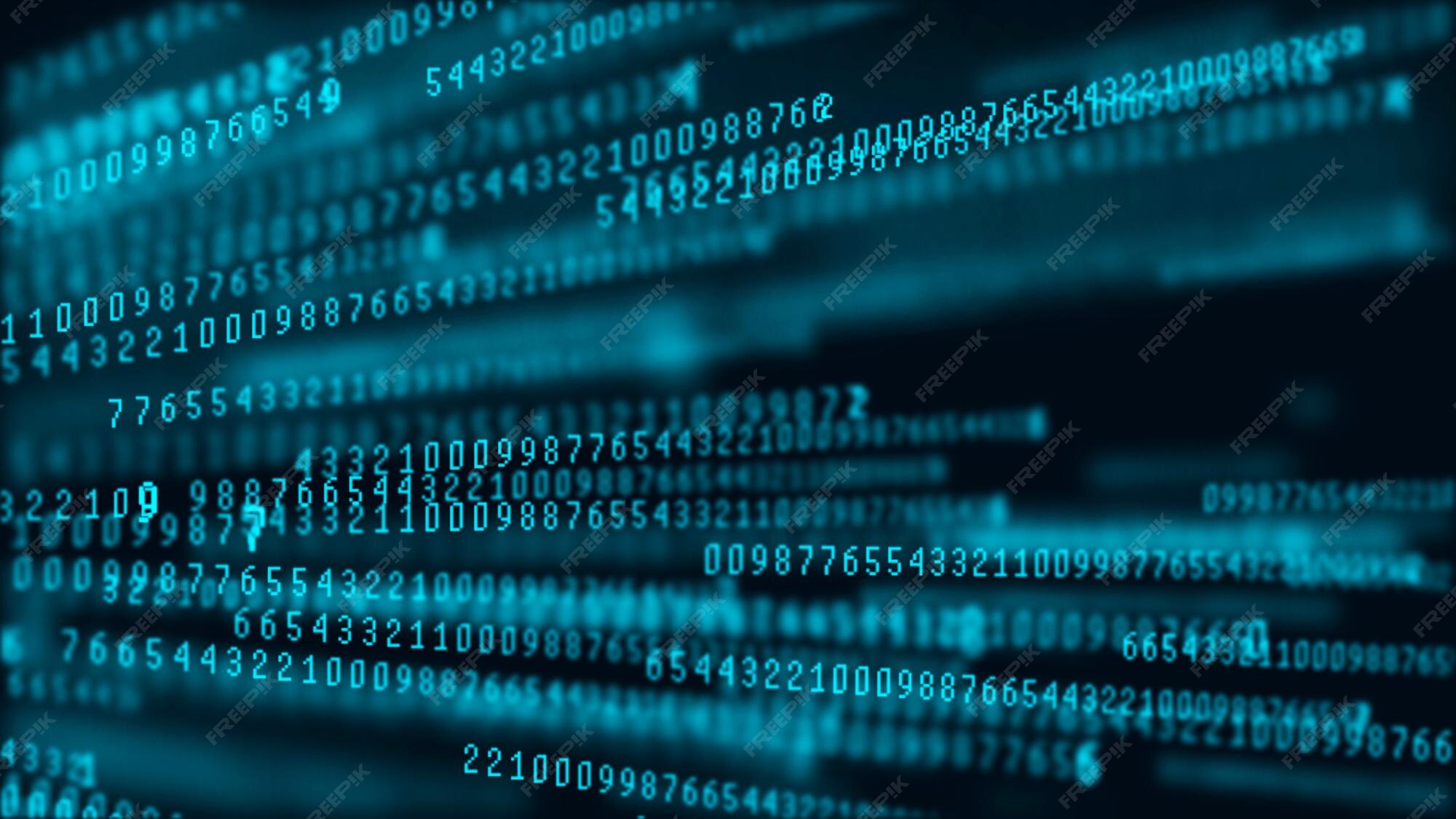 Premium Photo Digital Background Matrix Data Packets Binary Computer Code Hacker Concept 3d