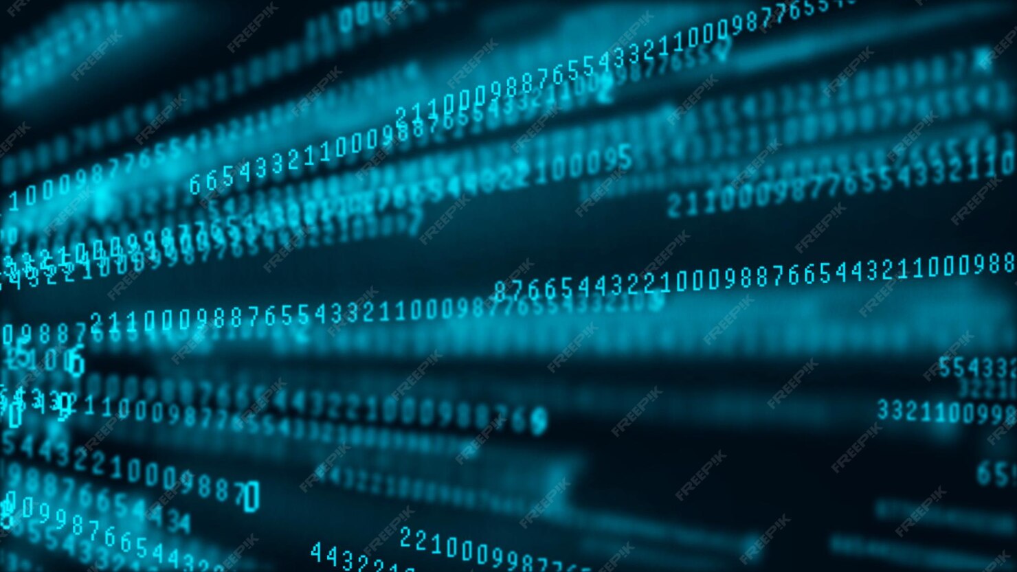 Premium Photo | Digital background matrix Data packets Binary computer code Hacker concept 3d ...