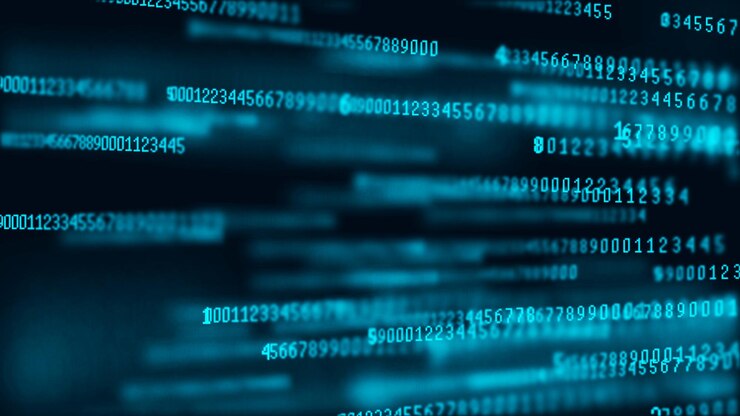 Premium Photo | Digital background matrix data packets binary computer code hacker concept 3d ...