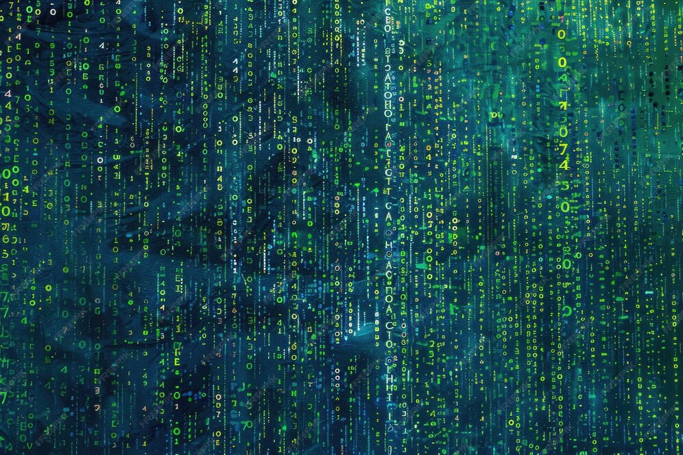 Premium Photo Digital Binary Code Abstract Background Binary Code Binary Code