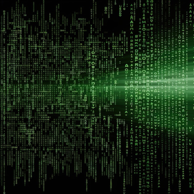 Premium AI Image | Digital binary code background Premium AI Image | Digital binary code background