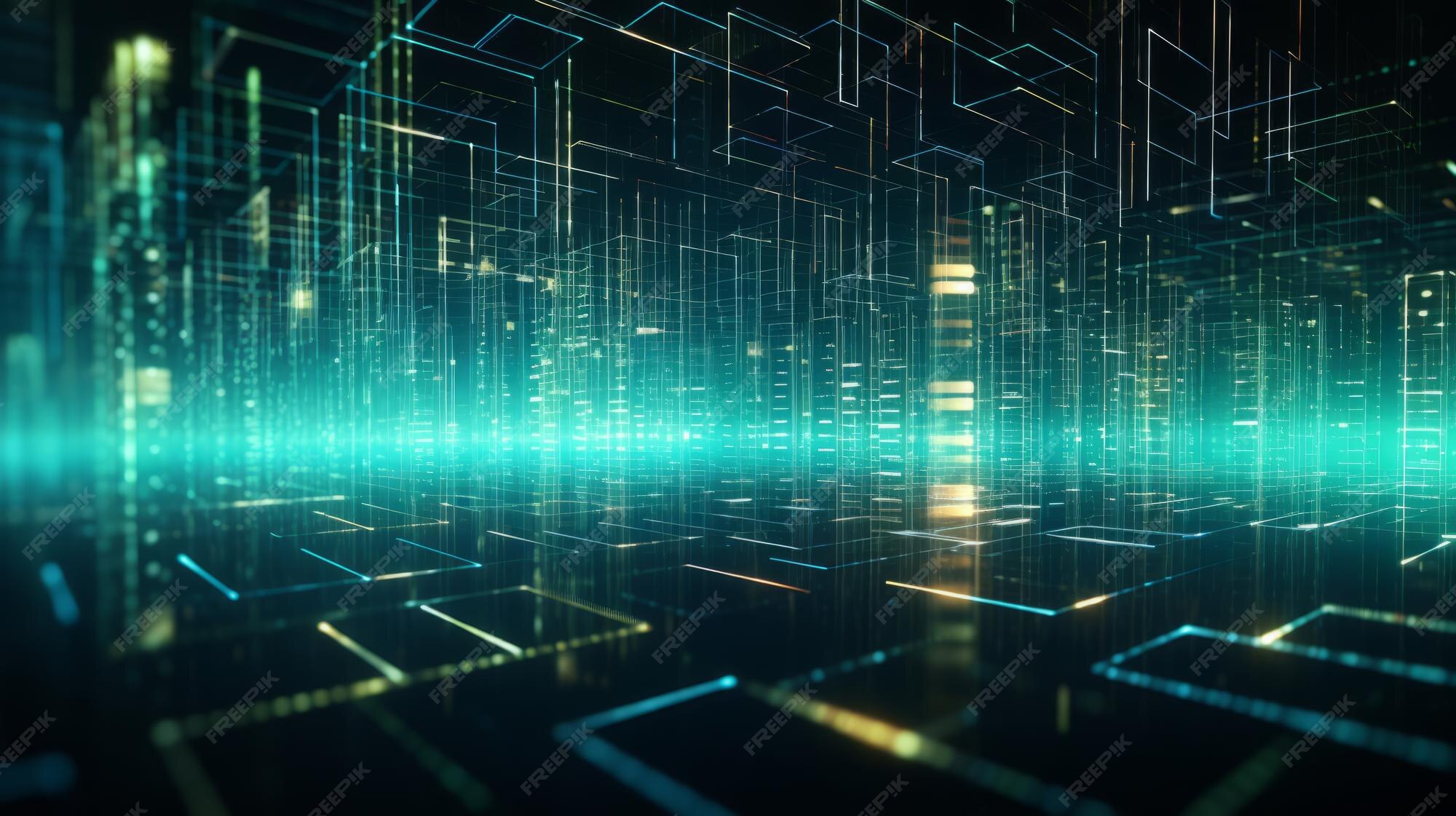 Premium Photo Digital Binary Code Matrix Background 3d Rendering Of A Scientific Technology