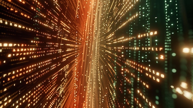 Premium Photo Digital Binary Code Matrix Background 3d Rendering Of A Scientific Technology