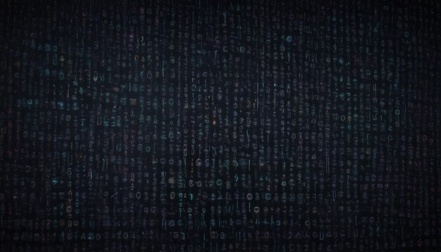 Digital binary code matrix background scientific technology data binary code network conveying ...