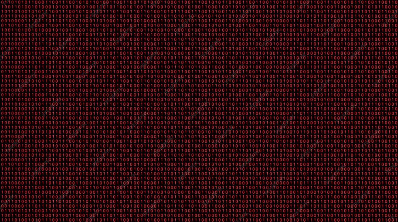 Premium Photo | Digital binary data abstract technology binary code red ...