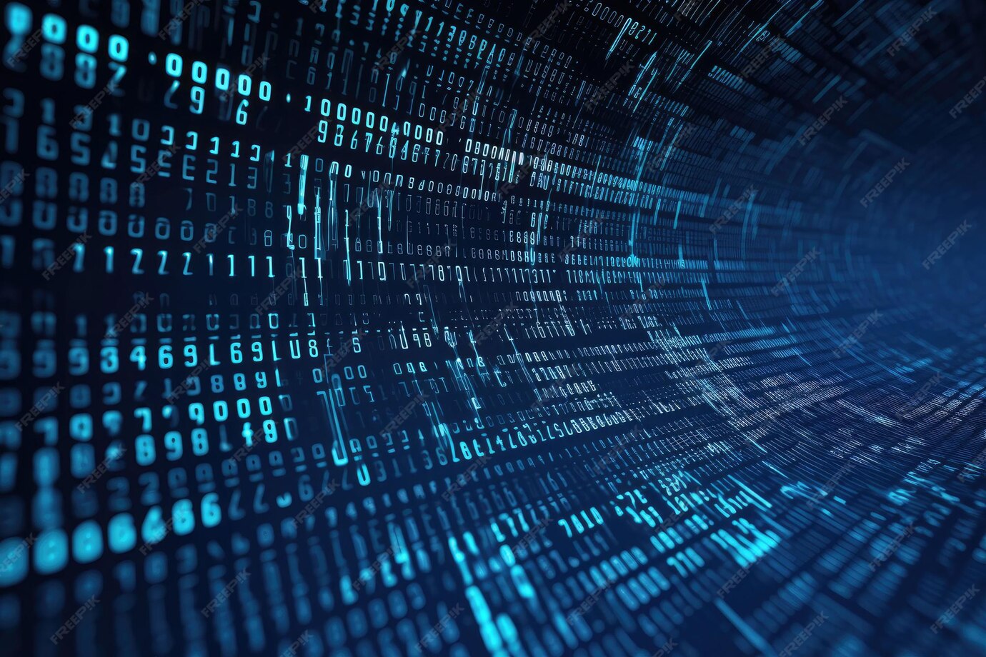 Premium Photo | Digital binary data streaming binary code background Matrix background with ...