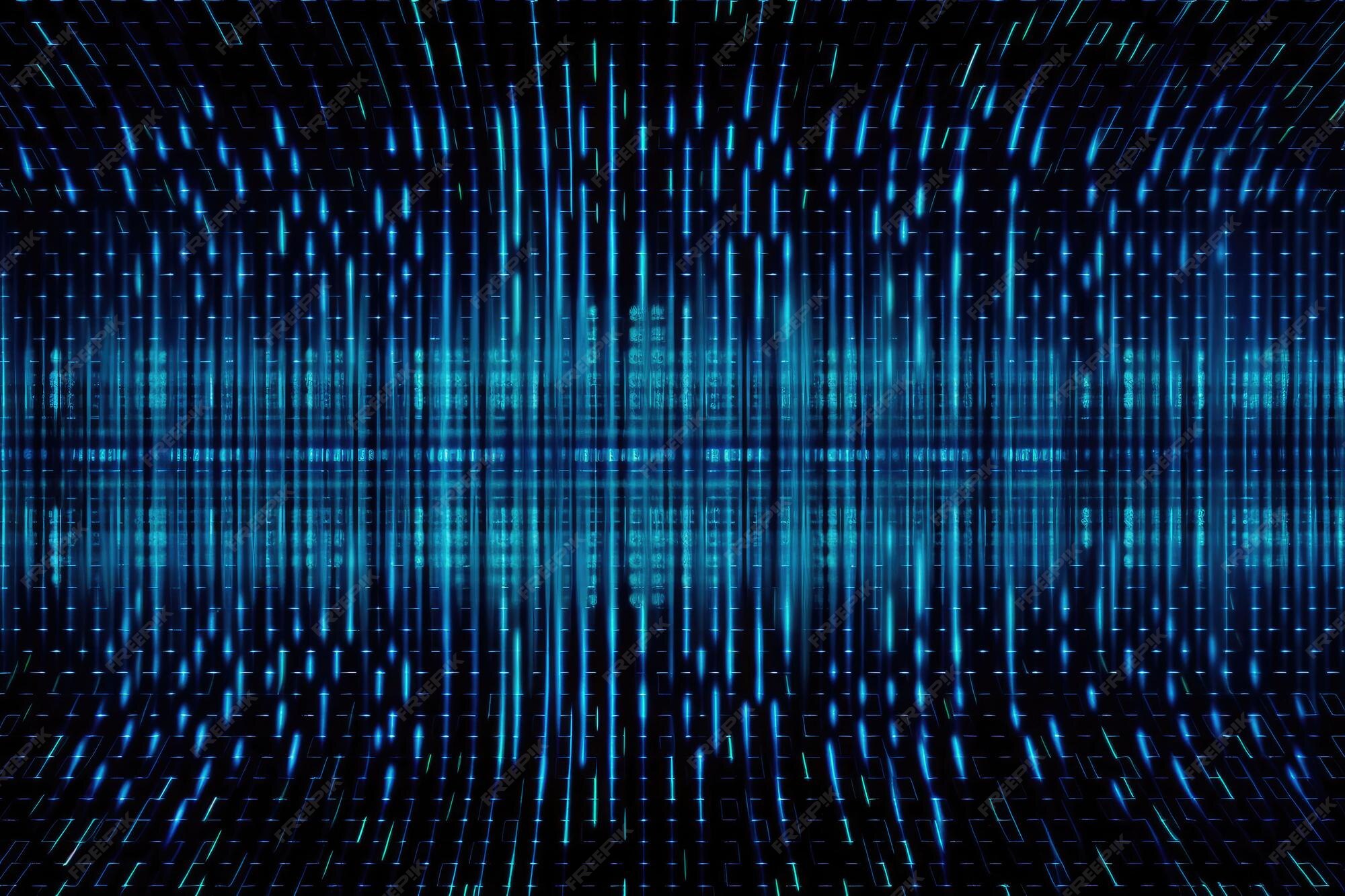 Premium AI Image | Digital binary data streaming binary code background Matrix background with ...