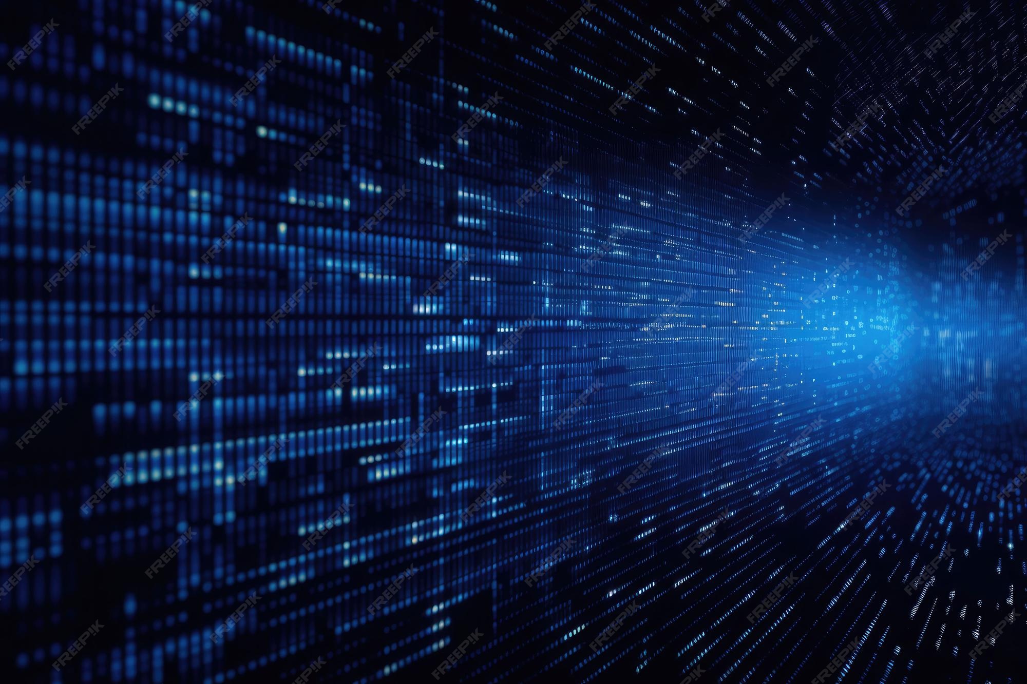 Premium AI Image | Digital binary data streaming binary code background Matrix background with ...