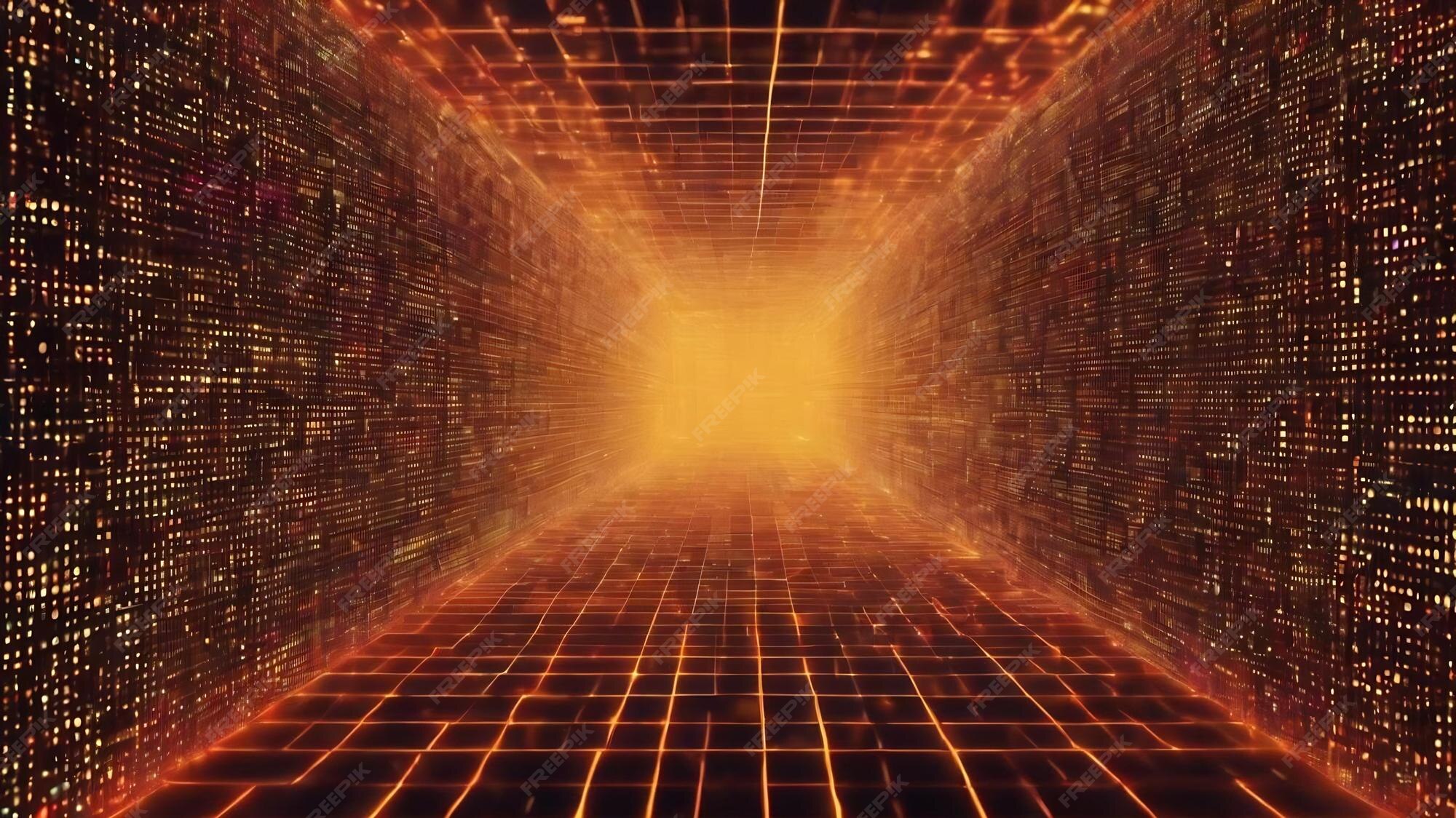 Premium AI Image | Digital binary data streaming code matrix background concept programming ...