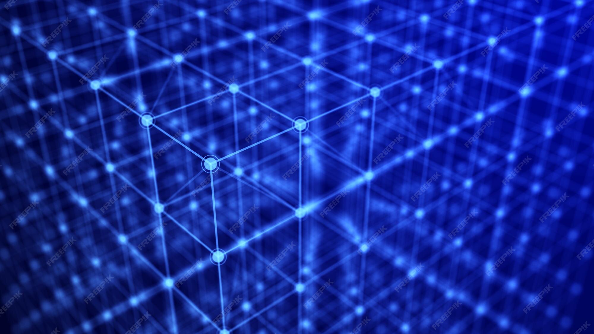 Premium Photo | Digital blockchain concept and data transfer system ...