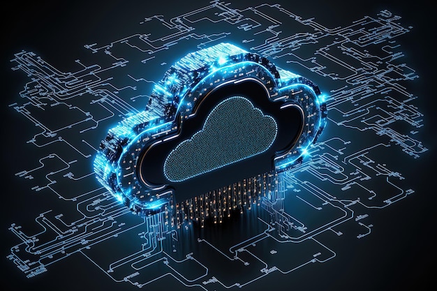 Premium AI Image | Digital cloud computing cyber security digital data ... Premium AI Image | Digital cloud computing cyber security digital data ...