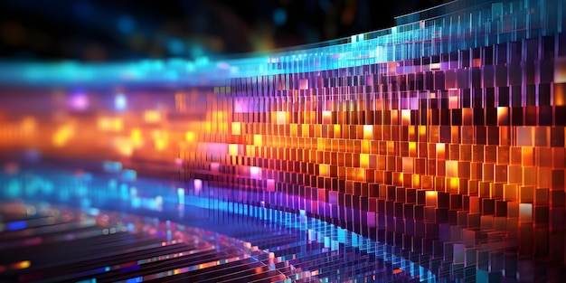 Abstract digital code background representing programming languages and technology Concept ...