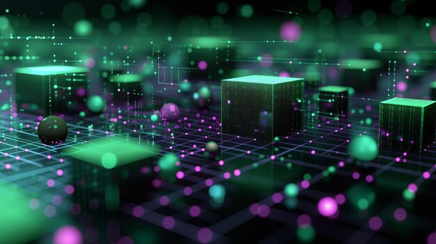 Premium Photo | Digital Code and Connectivity Nexus code internet ...