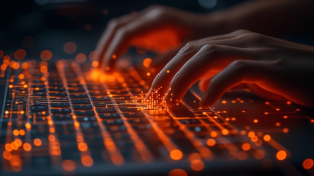 Premium Photo | Digital Code and Connectivity Nexus code internet ...