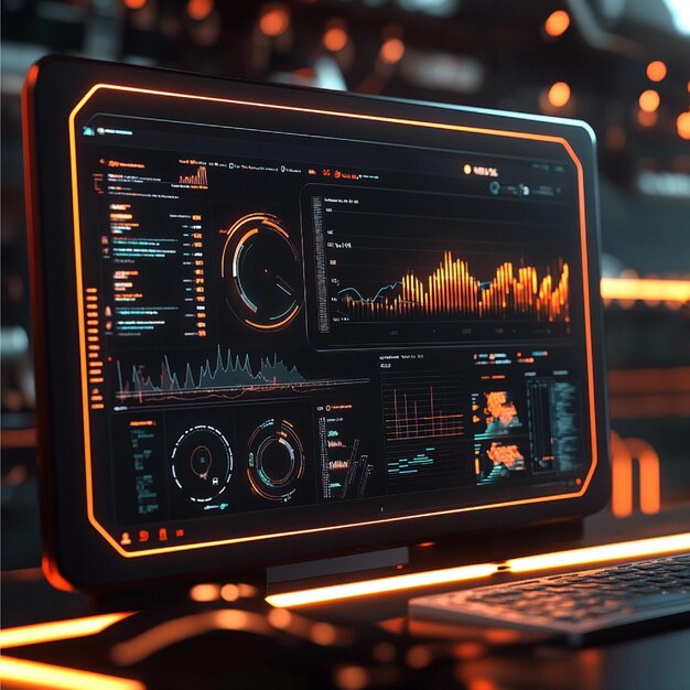 A digital dashboard displaying realtime data and analytics | Premium AI ... A digital dashboard displaying realtime data and analytics | Premium AI ...