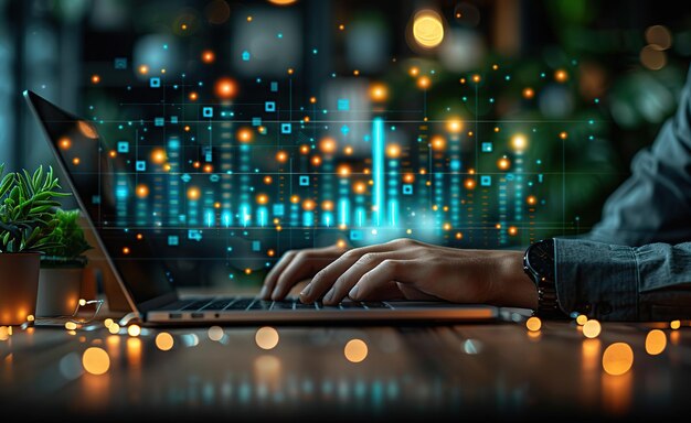 Digital Data Analysis and Technology | Premium AI-generated image Digital Data Analysis and Technology | Premium AI-generated image