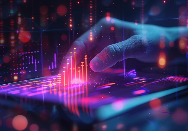 Digital Data Analysis | Premium AI-generated image Digital Data Analysis | Premium AI-generated image