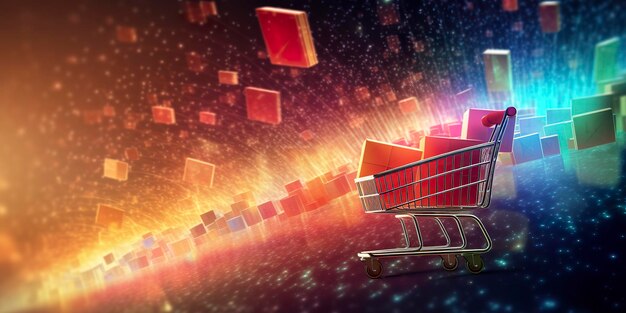 Premium Ai Image Digital Ecommerce Sales Increase Save Time And Money