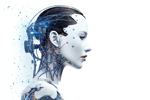 Premium AI Image | Digital Evolution Machine Learning Reaction and AI ... Premium AI Image | Digital Evolution Machine Learning Reaction and AI ...