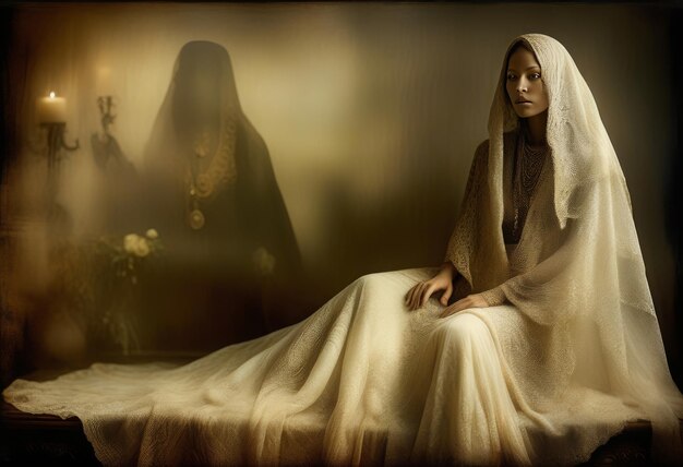 A Digital Ghosts Haunting Elegance | Premium AI-generated image A Digital Ghosts Haunting Elegance | Premium AI-generated image