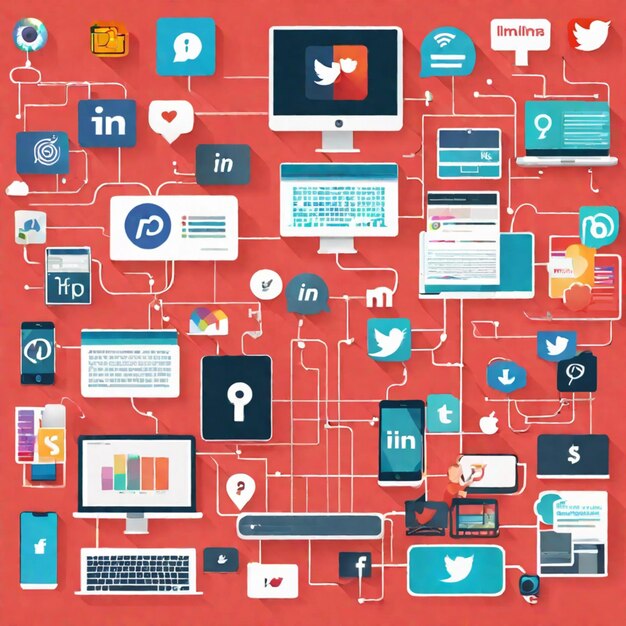 Premium AI Image | Digital Horizons Navigating the Social Media Landscape Premium AI Image | Digital Horizons Navigating the Social Media Landscape