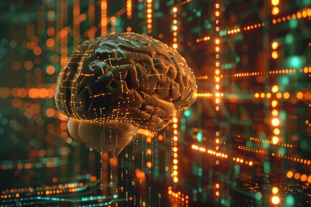 Premium Photo | Digital human brain visualization with neural network ... Premium Photo | Digital human brain visualization with neural network ...