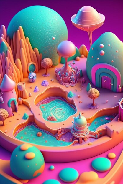 Premium AI Image | Digital illustration generative ai Premium AI Image | Digital illustration generative ai