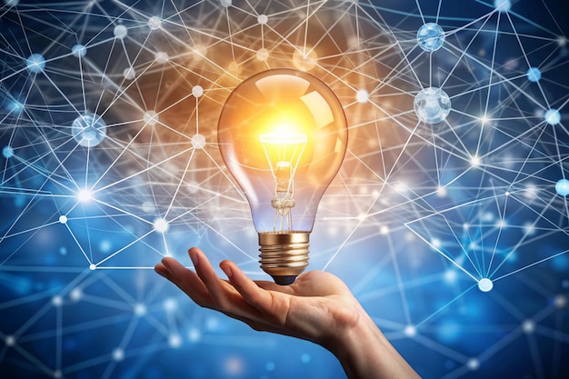 Premium Photo | Digital Marketing Ideas Hand Holding Glowing Light Bulb ... Premium Photo | Digital Marketing Ideas Hand Holding Glowing Light Bulb ...