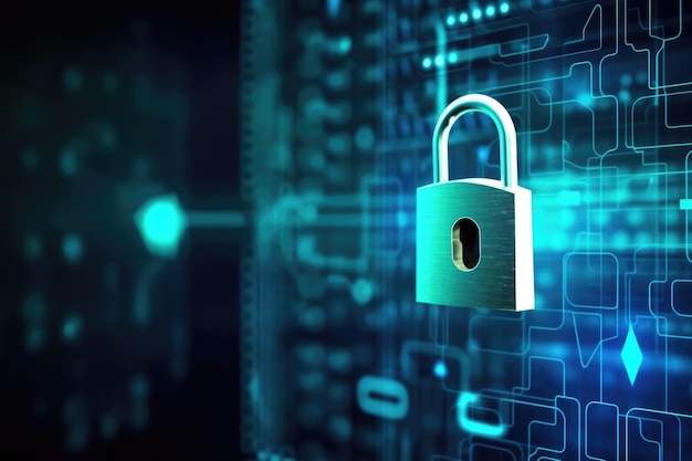 Premium Photo | Digital network concept privacy safe secure lock ... Premium Photo | Digital network concept privacy safe secure lock ...