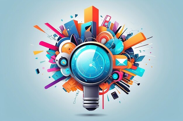 Premium Photo | Digital overload abstract concept vector illustration Premium Photo | Digital overload abstract concept vector illustration