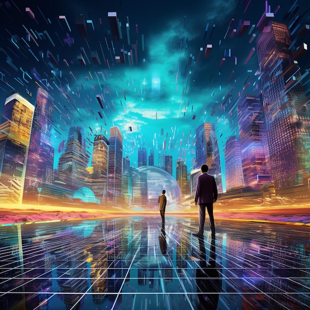 Premium AI Image | Digital Prosperity Premium AI Image | Digital Prosperity