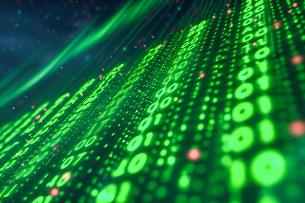 Digital Technology Binary Network Cyberspace Abstract Data Computer Background Communication ...