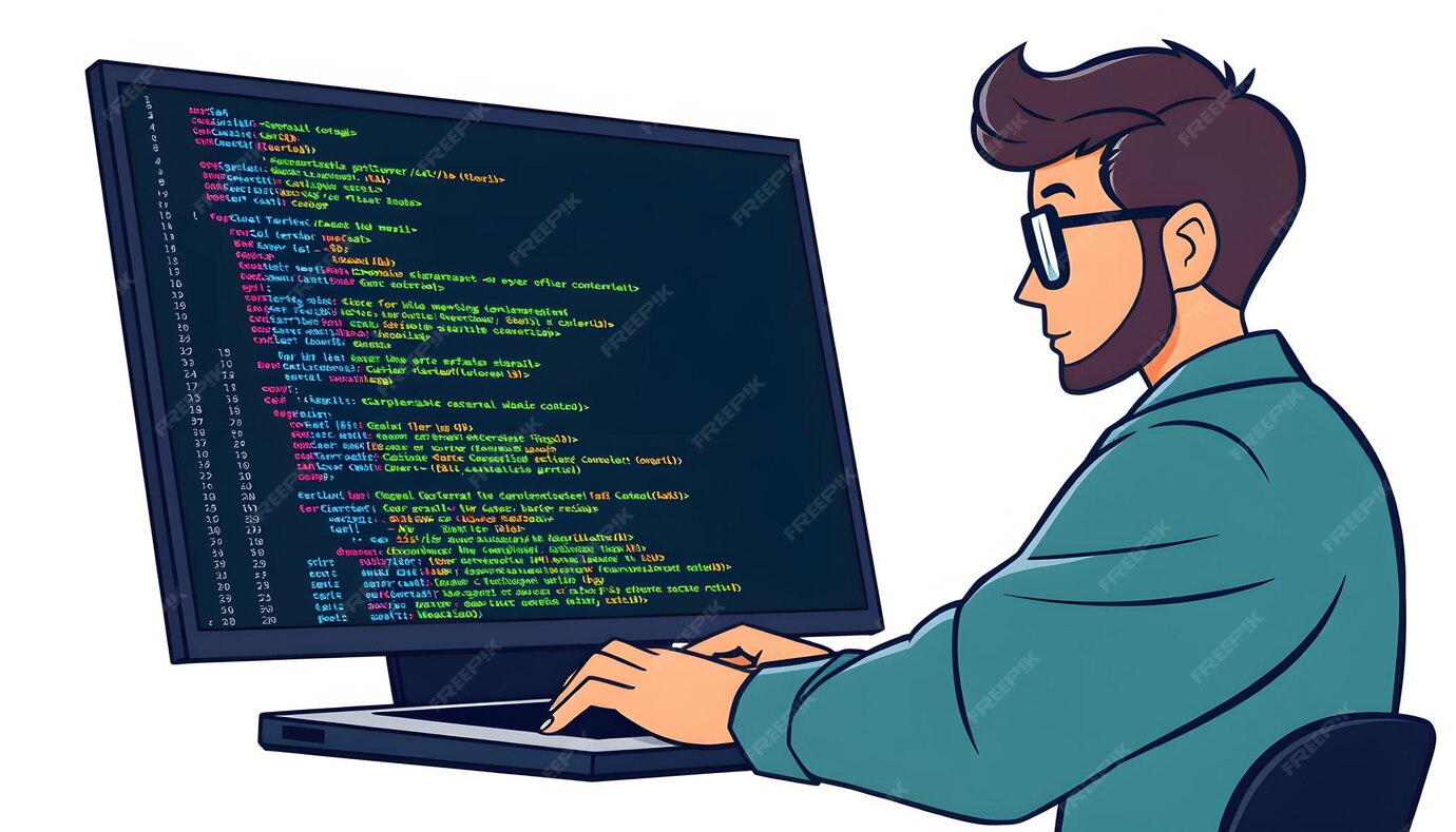 Digital technology software development concept Coding programmer software engineer coding ...