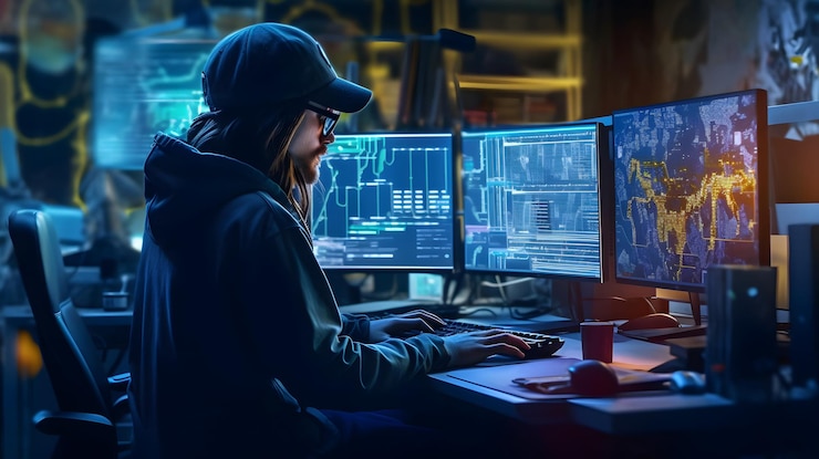 Premium Photo | Digital technology software development concept coding programmer software ...