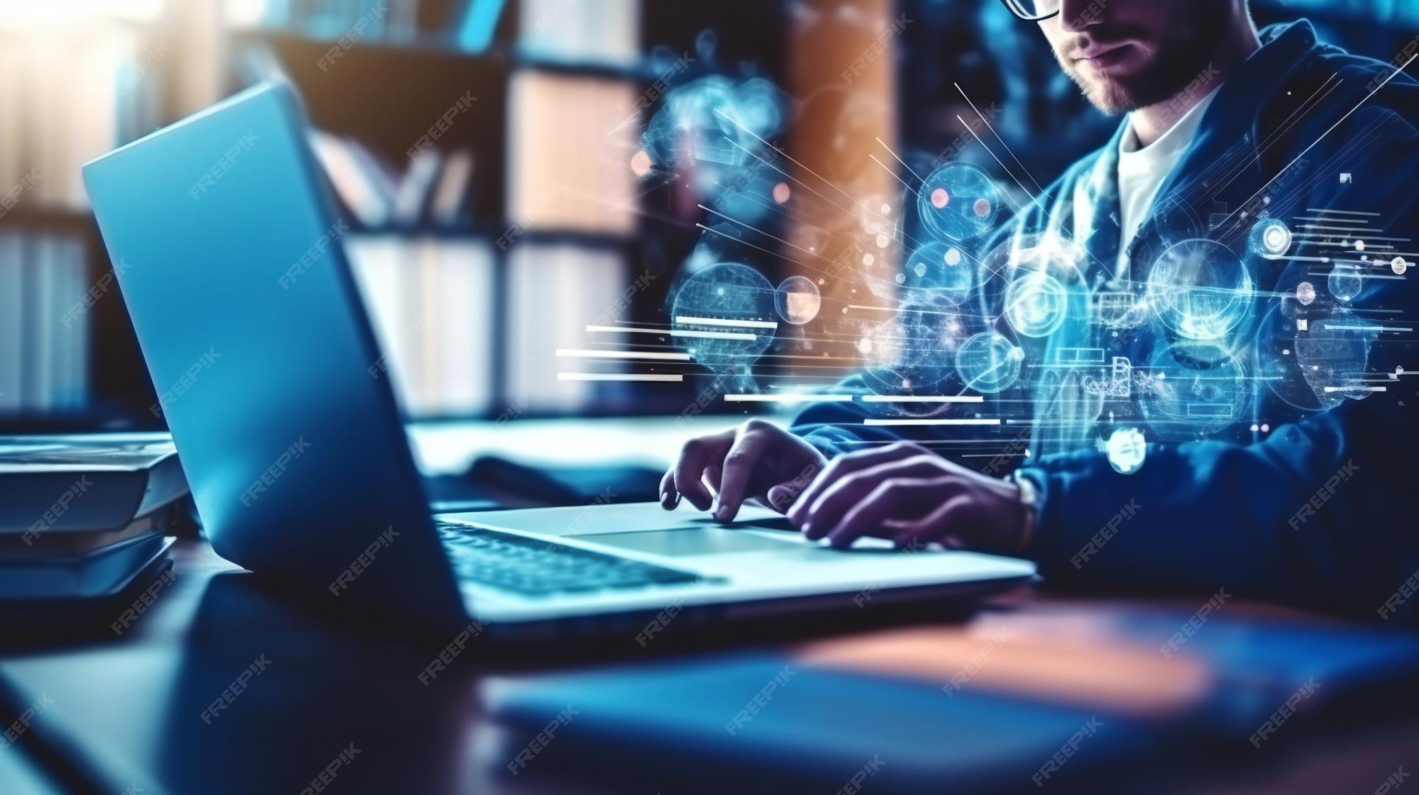 Premium Photo | Digital technology software development concept coding programmer software ...