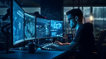 Premium Photo | Digital technology software development concept Coding ...