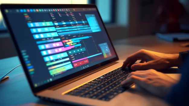 Premium Photo | Digital technology software development concept coding programmer software ...