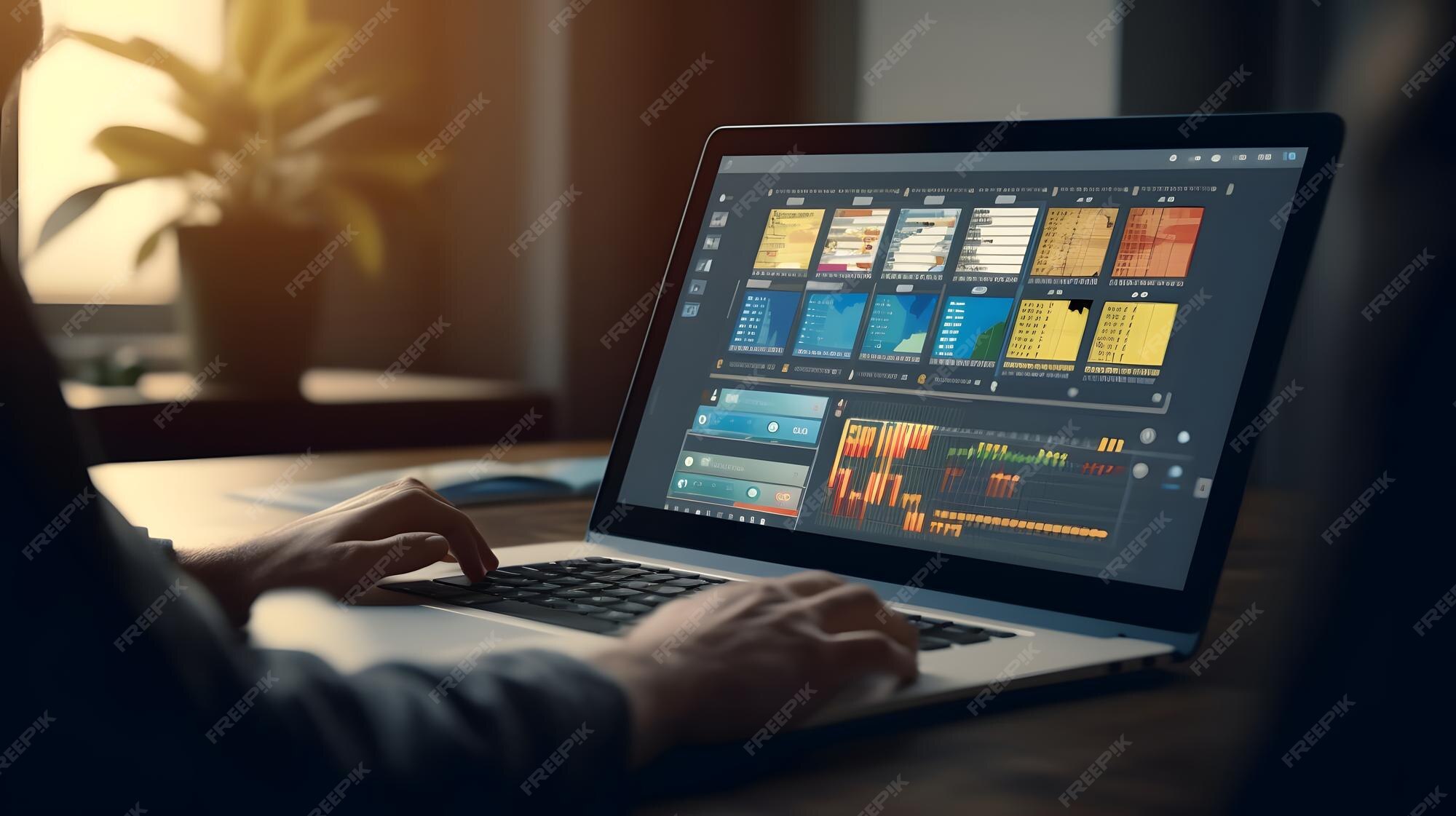 Premium AI Image | Digital technology software development concept Coding programmer software ...