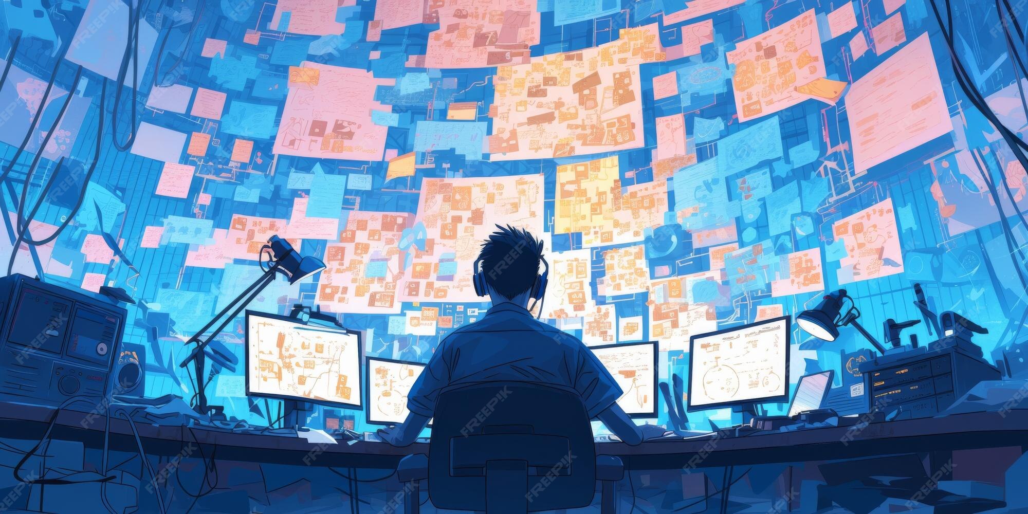 Premium Photo Digital Technology Software Development Concept Coding Programmer Software