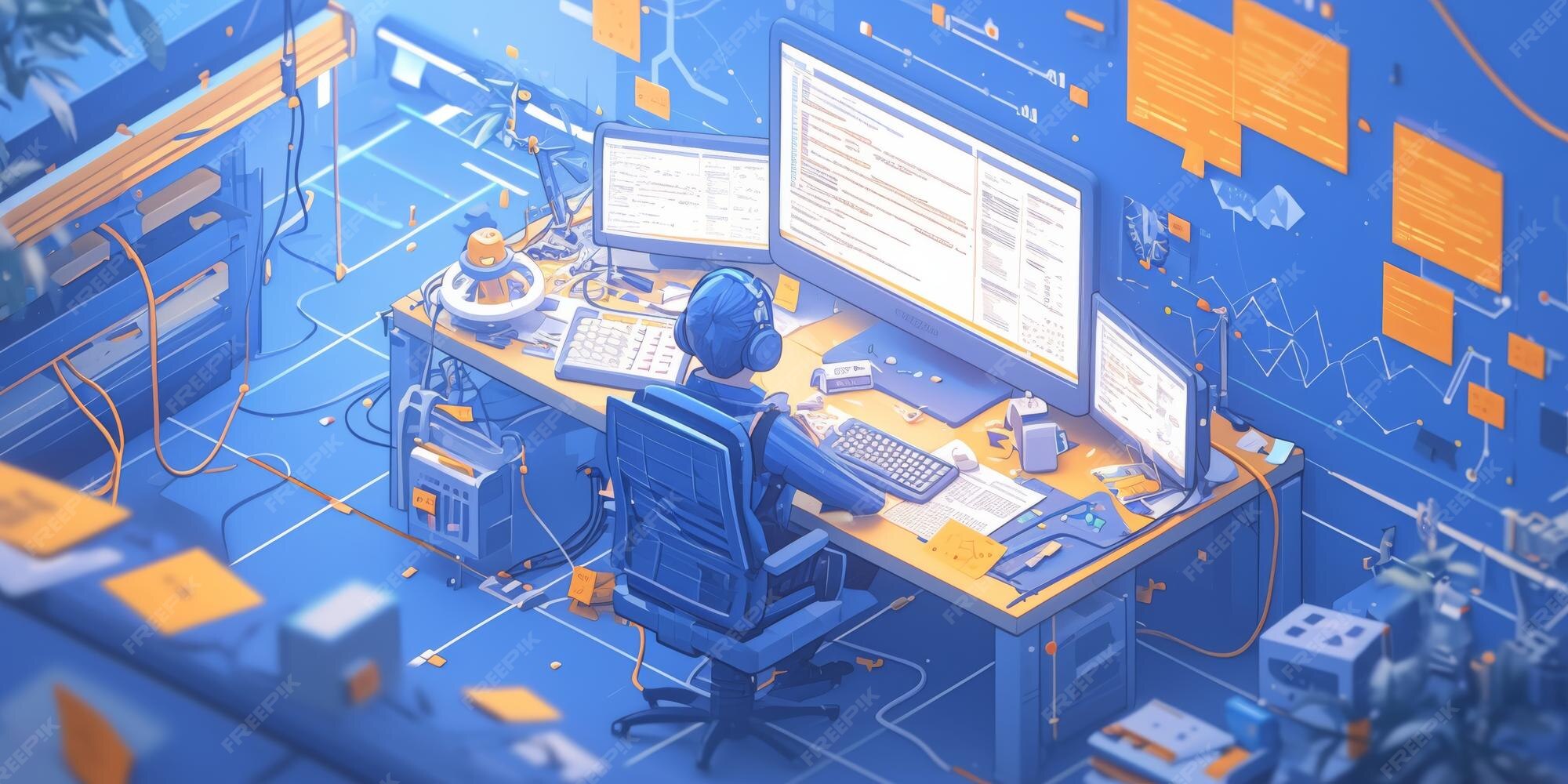 Premium Photo Digital Technology Software Development Concept Coding Programmer Software