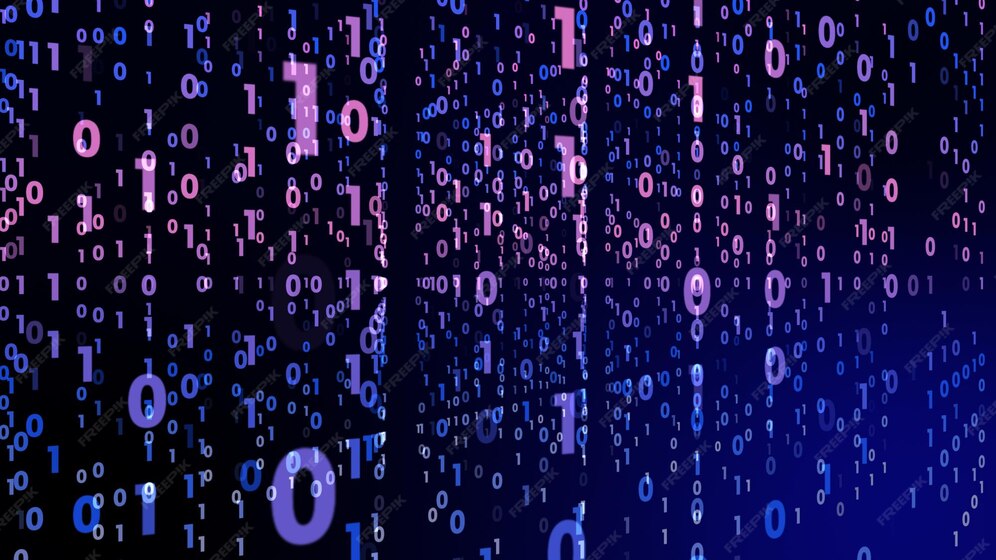 Premium Photo | Digital technology with binary digits light path in line data future data ...