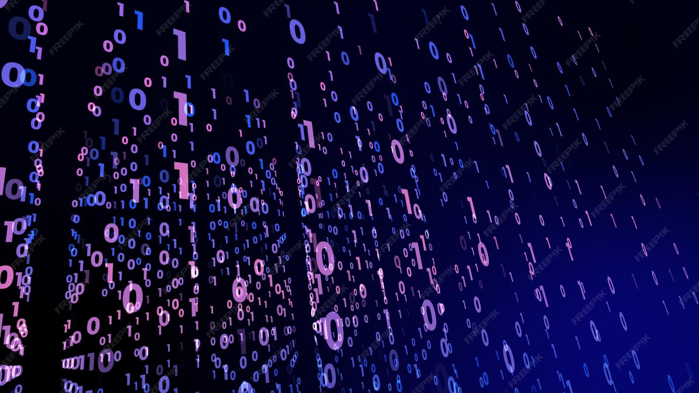 Premium Photo | Digital technology with binary digits light path in line data future data ...