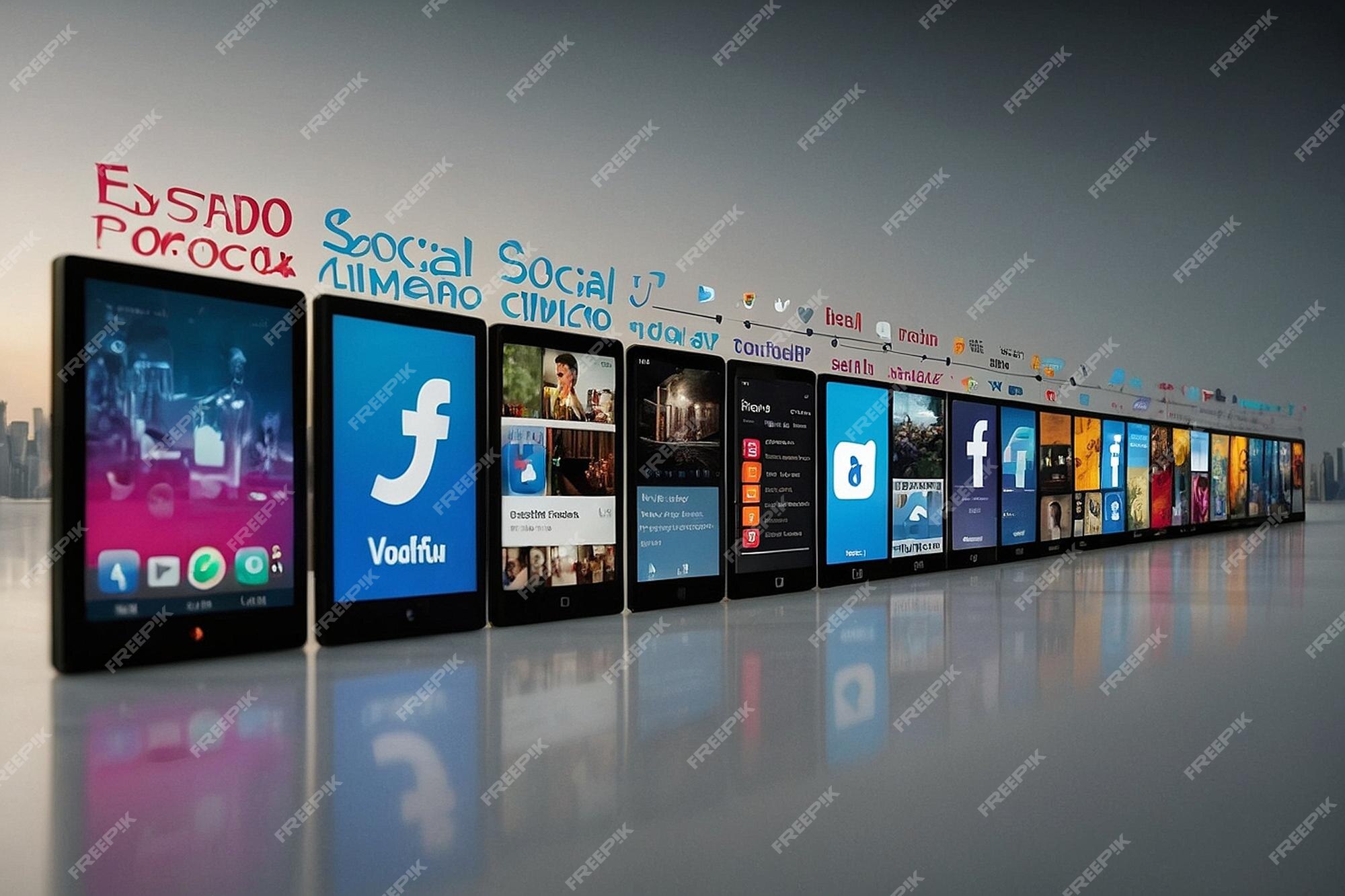Premium Photo | A digital timeline tracing the evolution of social med Premium Photo | A digital timeline tracing the evolution of social med