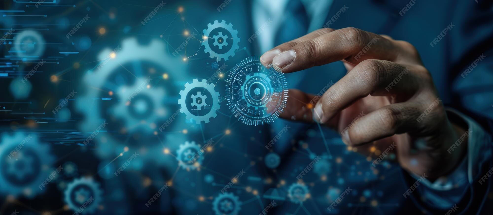 Digital Transformation and Automation | Premium AI-generated image Digital Transformation and Automation | Premium AI-generated image
