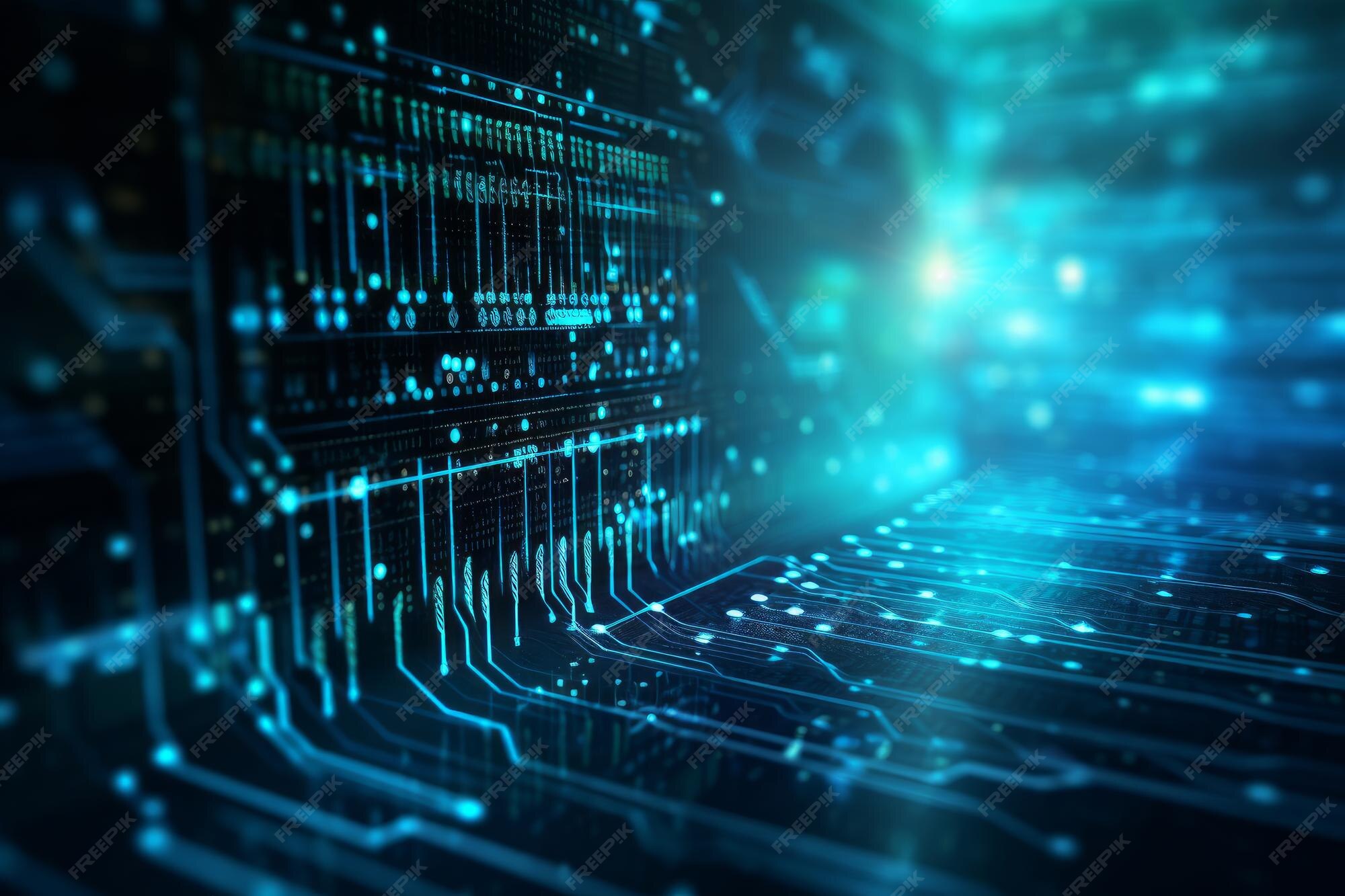 Premium Photo | Digital transformation concept System engineering Binary code Programming