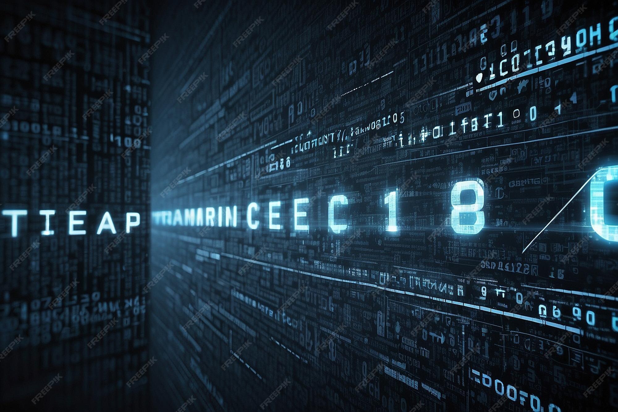 Premium Photo | Digital transformation concept System engineering Binary code Programming