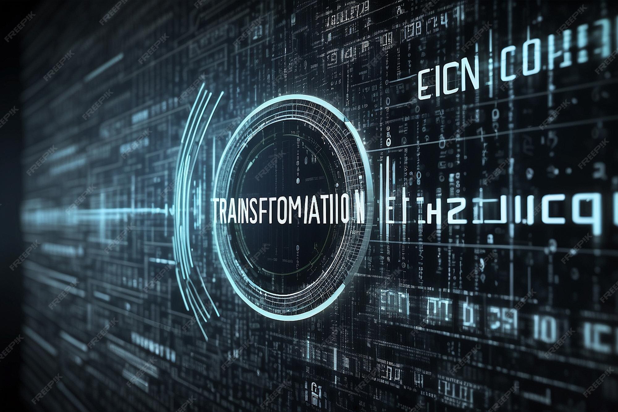 Digital transformation concept System engineering Binary code Programming | Premium AI-generated ...